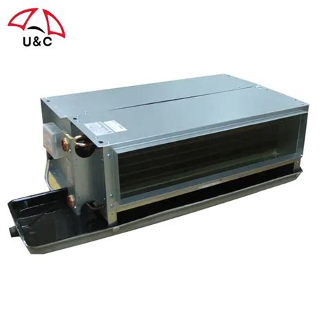 Slim Ceiling Duct Fan Coil Unit Three Centrifugal Fan Statically Dynamically Balanced Fan Coil