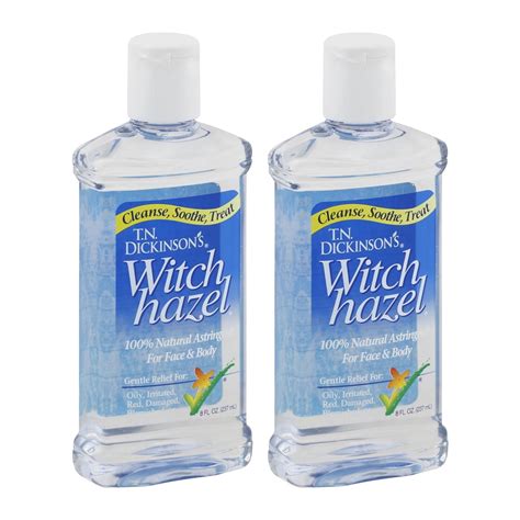 Tn Dickinsons Witch Hazel Natural Astringent 16 Oz 2 Pack