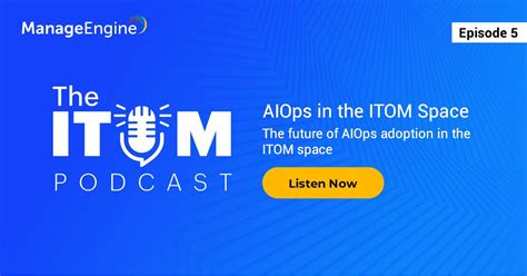 Manageengine Itom On Linkedin Aiops Manageengine Itom Itoperations Digital Podcast