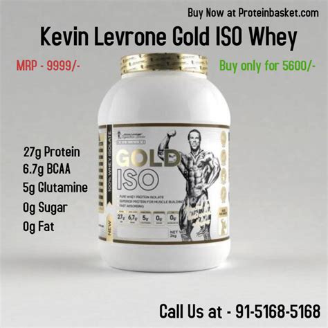 Kevin Levrone Iso Gold Whey Protein at Rs 5600 | New Items in Rohtak ...