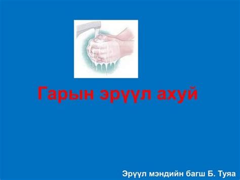 эрүүл мэндийн байгууллагын аюултай хог хаягдлын менежмент Ppt