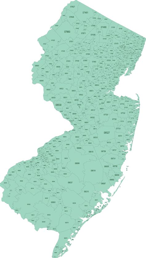 New Jersey Code Zip