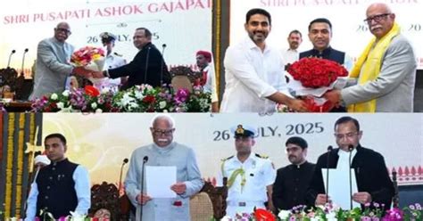 Ashok Gajapathi Raju Sworn In As Goas New Governor The Indian Witness