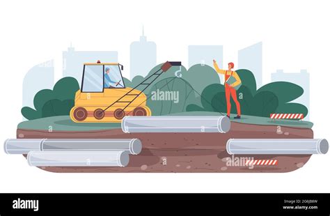 Pipeline Construction Clip Art Energy Pipeline Construction