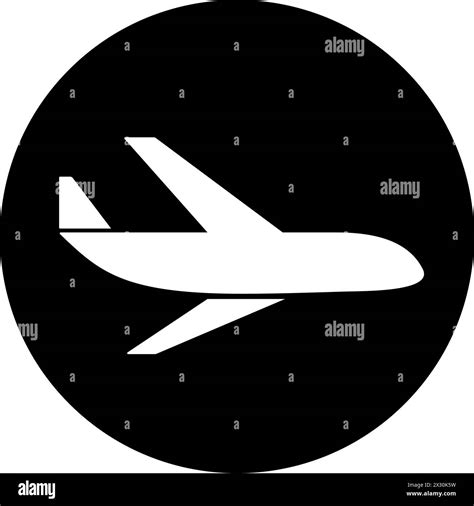 Airplane Icon As Symbol For Web Page Design Of Passenger Transport Stock Vector Image And Art Alamy