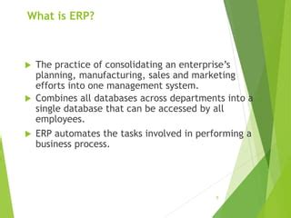 Introduction To ERP PPTX