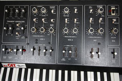 MATRIXSYNTH The Cat Analog Synthesizer SRM By Octave SN B3368