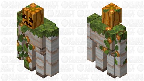 Golem Iron Remade Re Texturing With Plants Minecraft Mob Skin