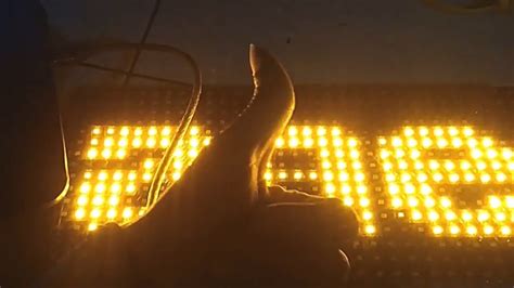 Running Text P10 Led Dot Matrix Display Panel Module Arduino Uno