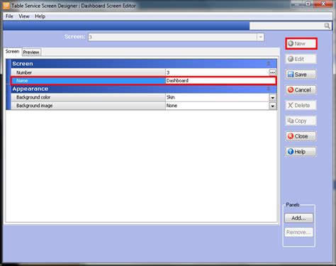 Aloha Pos Adding The Dashboard Panel To A Dashboard Ncr Docs