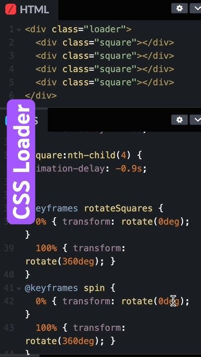 Css Loader Codingshortvideo Coding Csstutorial Htmlcsstutorial