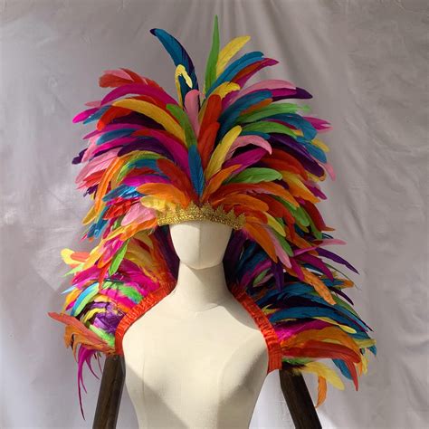 Carnival Headpiece Carnival Feather Headdress Samba Party Costumes