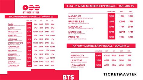 Bts 2026 Tour Update All The Important Ticket Info Armys Need In One