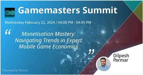 Dilpesh Parmar On Linkedin Join Me Tomorrow At The Virtual Gamemasters Summit Powered By