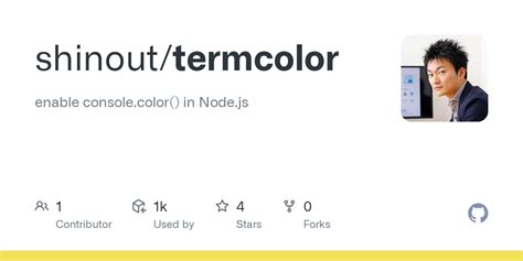 Github Shinout Termcolor Enable Lor In Node Js