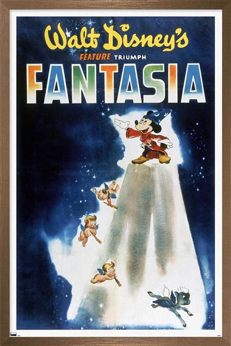 Disney Fantasia One Sheet Wall Poster 22375 X 34 Framed