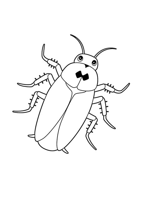 20 Cockroach Coloring Pages Free Printable Pdf And Online Coloring