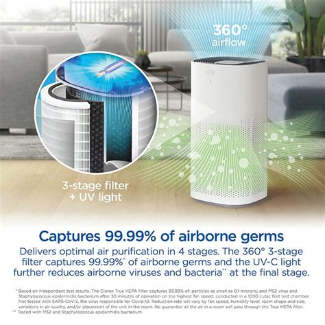 Clorox™ Ultra Air Purifier With Uv C Light