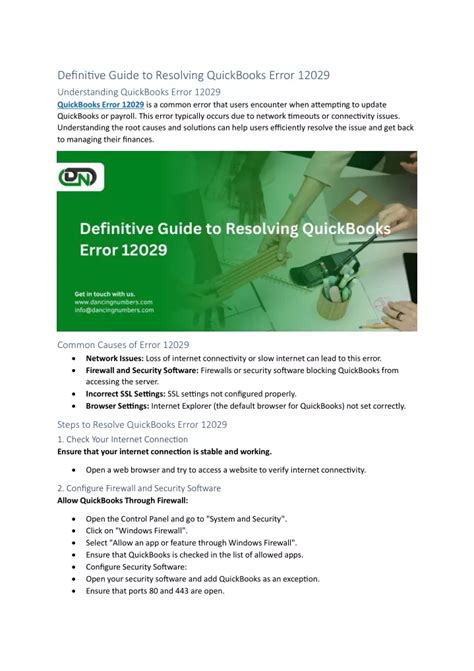 PPT Definitive Guide To Resolving QuickBooks Error PowerPoint Presentation ID