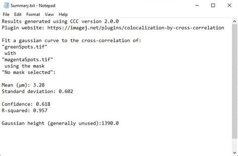 Colocalization By Cross Correlation