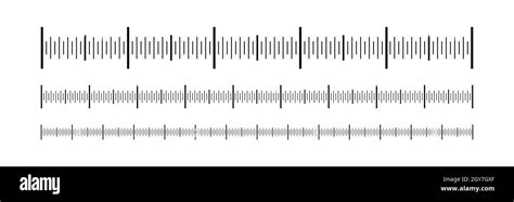 Ruler Scale Measure Or Vector Length Measurement Scale Chart Vector