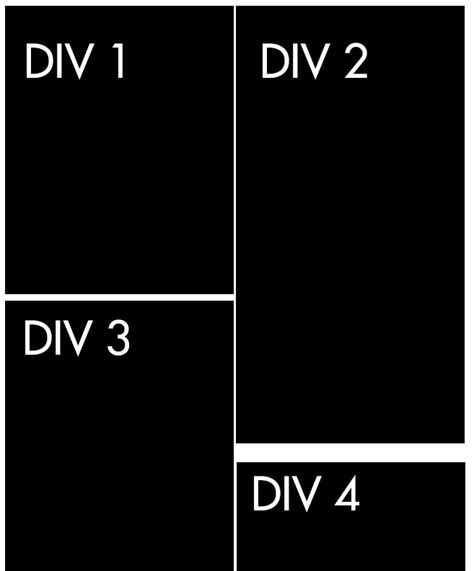 Css Stack Divs On Top Of Each Other In 2 Rows Without Whitespace Stack Overflow