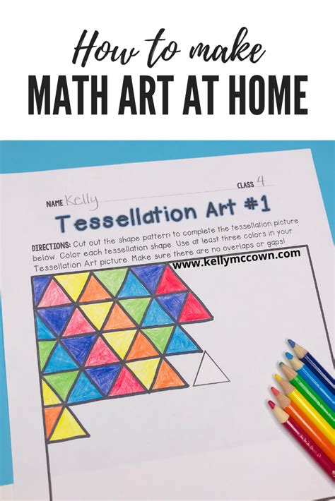 Tessellations Elementary Math Project Math Projects Math Art
