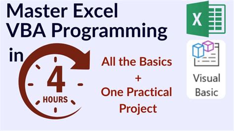 Master Excel Vba In 4 Hours Tutorial Link Gcwucpyp