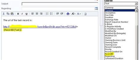 Using Guid Of Entity Record In Dynamics Crm Workflow Designer A