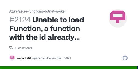 Unable To Load Function A Function With The Id Already Exists · Issue