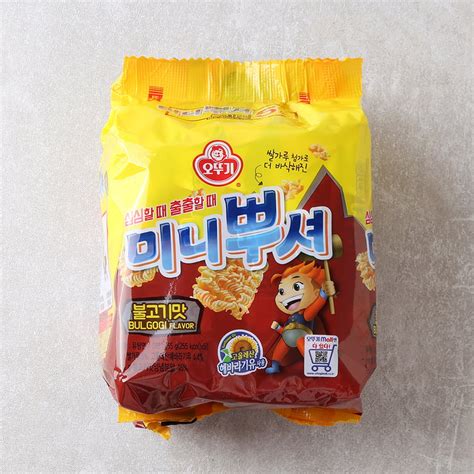 오뚜기 미니뿌셔 불고기맛 5입 275g 배민 장보기∙쇼핑