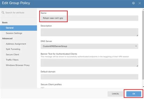 Configure Aaa And Cert Auth For Secure Client On Ftd Via Fdm Cisco