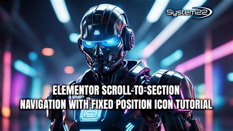 Elementor Scroll To Section Navigation