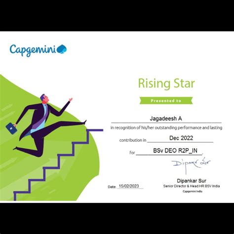 Jagadeesh A On Linkedin I Got This From Capgemini 😇 With My