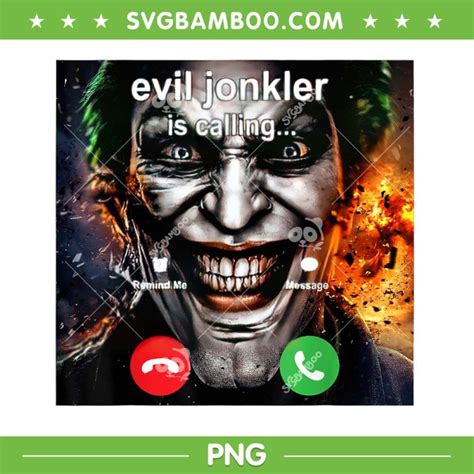 Evil Jonkler Is Calling Halloween Png Funny Joker Big Face Png