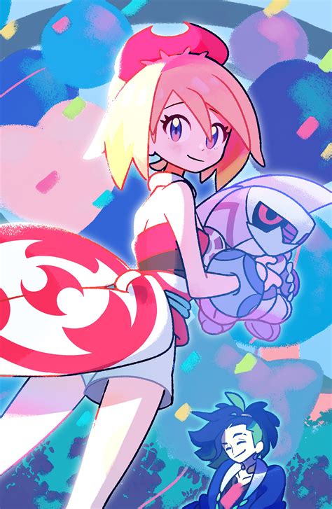 Irida Adaman And Palkia Pokemon And More Drawn By Fukurinn Danbooru