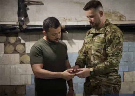 Ukraine President Zelensky Meets With Nazi Andriy Biletsky