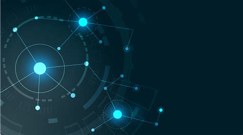 추상 기하학적 연결 선과 점 간단한 기술 그래픽 배경입니다 그림 벡터 디자인 네트워크 및 연결 개념입니다 0명에 대한 스톡 벡터 아트 및 기타 이미지 Istock