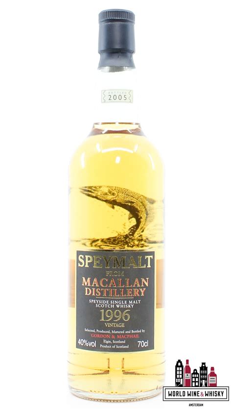Macallan 1996 2005 Speymalt Gordon And Macphail 40 World Wine Whisky