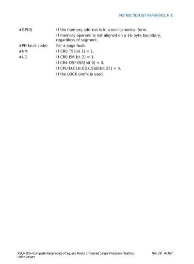 INSTRUCTION SET REFERENCE INSTRUCTION SET REFERENCE