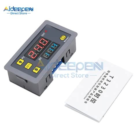 Ac 110v 220v 12v Digital Time Delay Relay Dual Led Display Cycle Timer