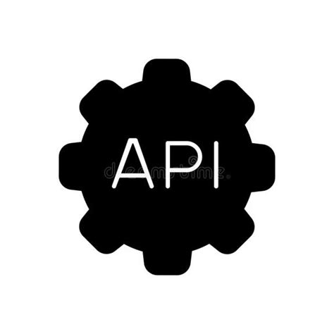 Api Vector Icon Software Integration Illustration Sign Application Symbol Stock Vector