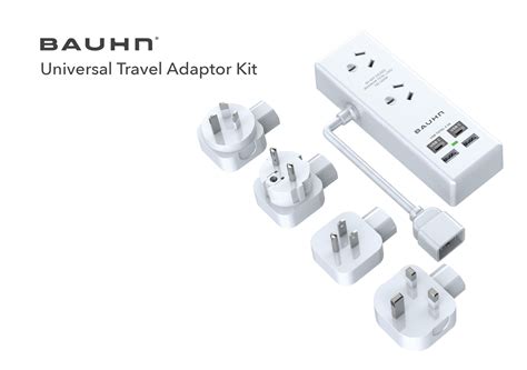 Universal Travel Adaptor Kit – Bauhn