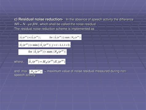 Ppt Speech Enhancement Using Spectral Subtraction Powerpoint Presentation Id 3090375