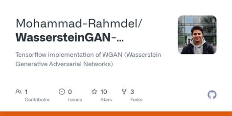 github mohammad rahmdel wassersteingan tensorflow tensorflow