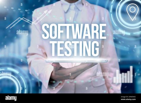 Hand Writing Sign Software Testing Business Overview Evaluate The Functionality Of A Software