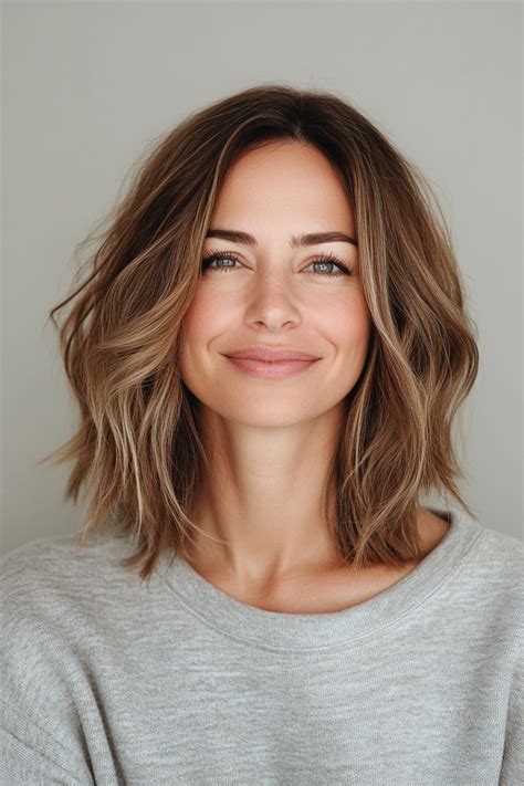34 Stunning Medium Length Hairstyles For Women Over 40 To Try In 2024