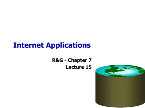 PPT Internet Applications PowerPoint Presentation Free Download ID 6992557