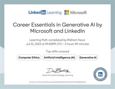Ridham Kava On Linkedin Ai Microsoftlearning Linkedinlearning