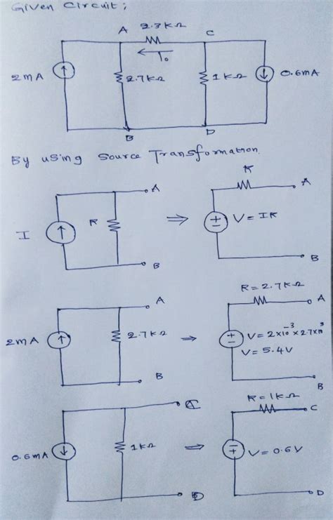 Use Source Transformation To Find The Current Io 23 14л бо 2 Ma T 1